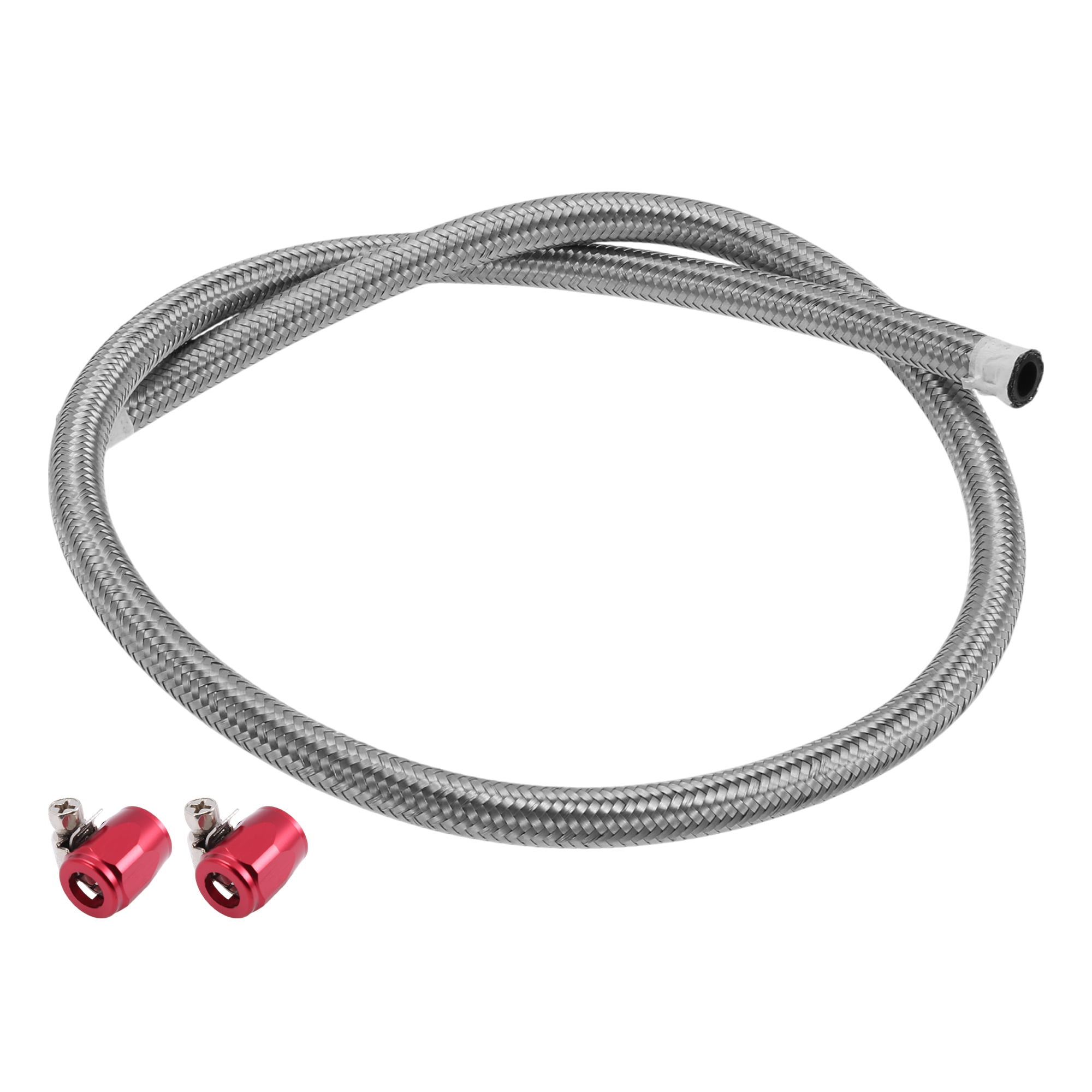 Unique Bargains AN-6 Fuel Line Kit 3.05ft Vacuum Hose Automotive Fuel ...