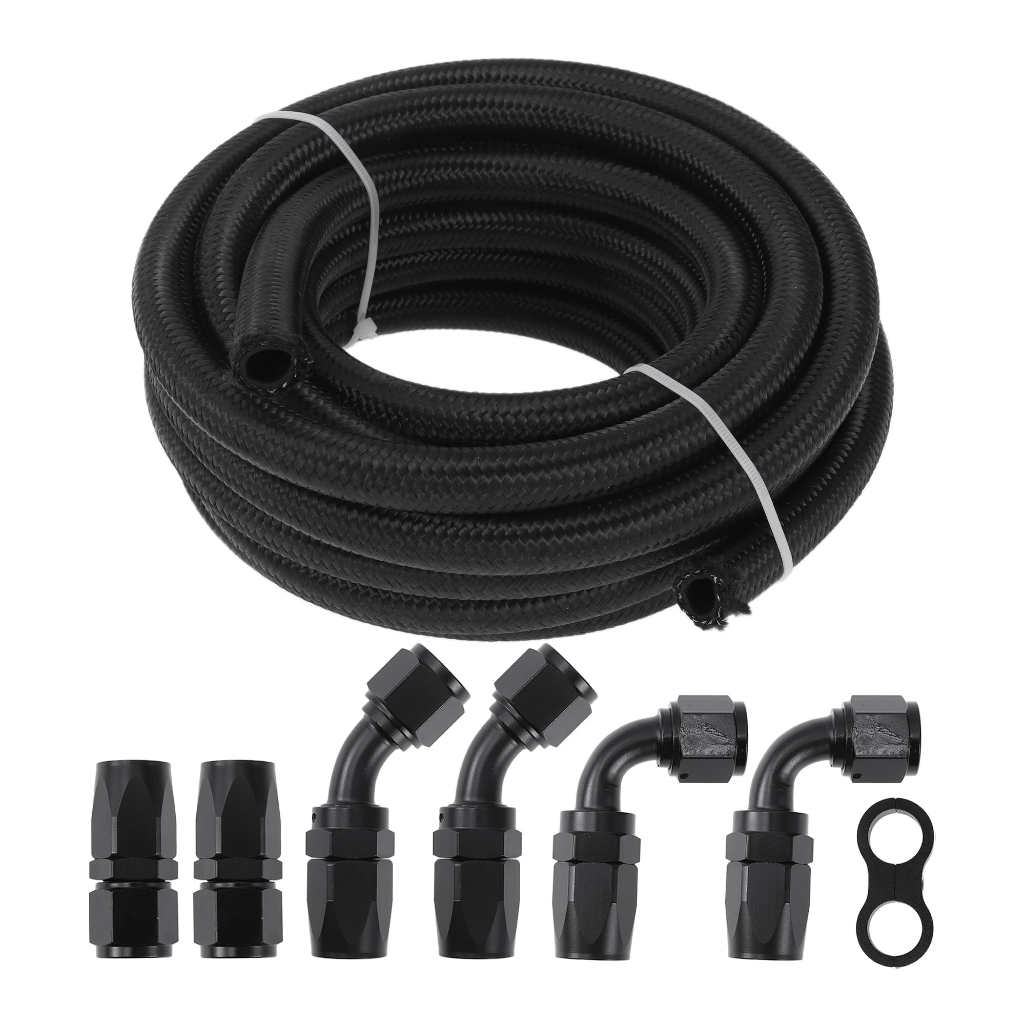Unique Bargains AN-8 Fuel Line Kit 20ft Vacuum Hose Automotive Fuel ...