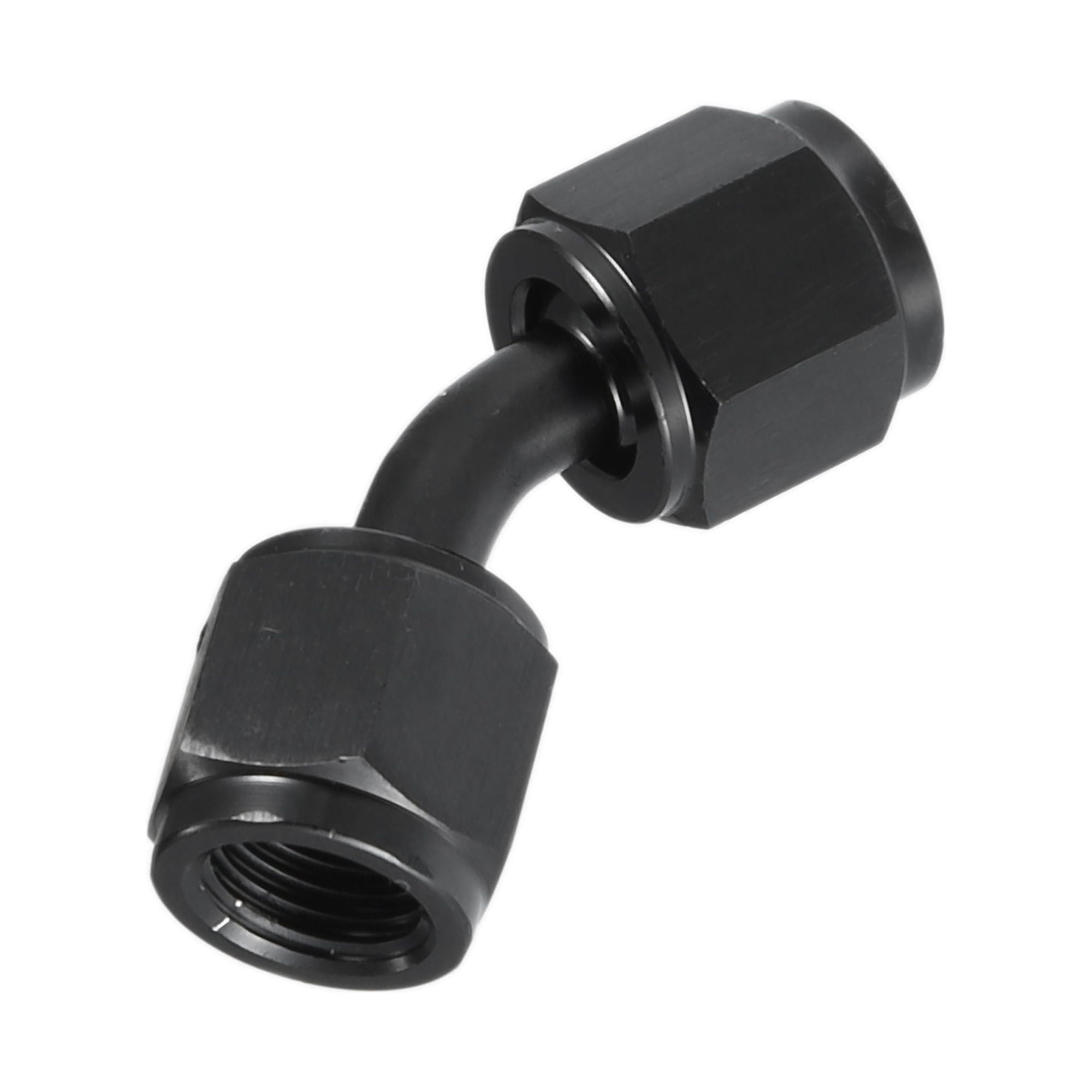 Unique Bargains AN4 Female Fuel Line Adapter Fittings Top 45 Degree ...