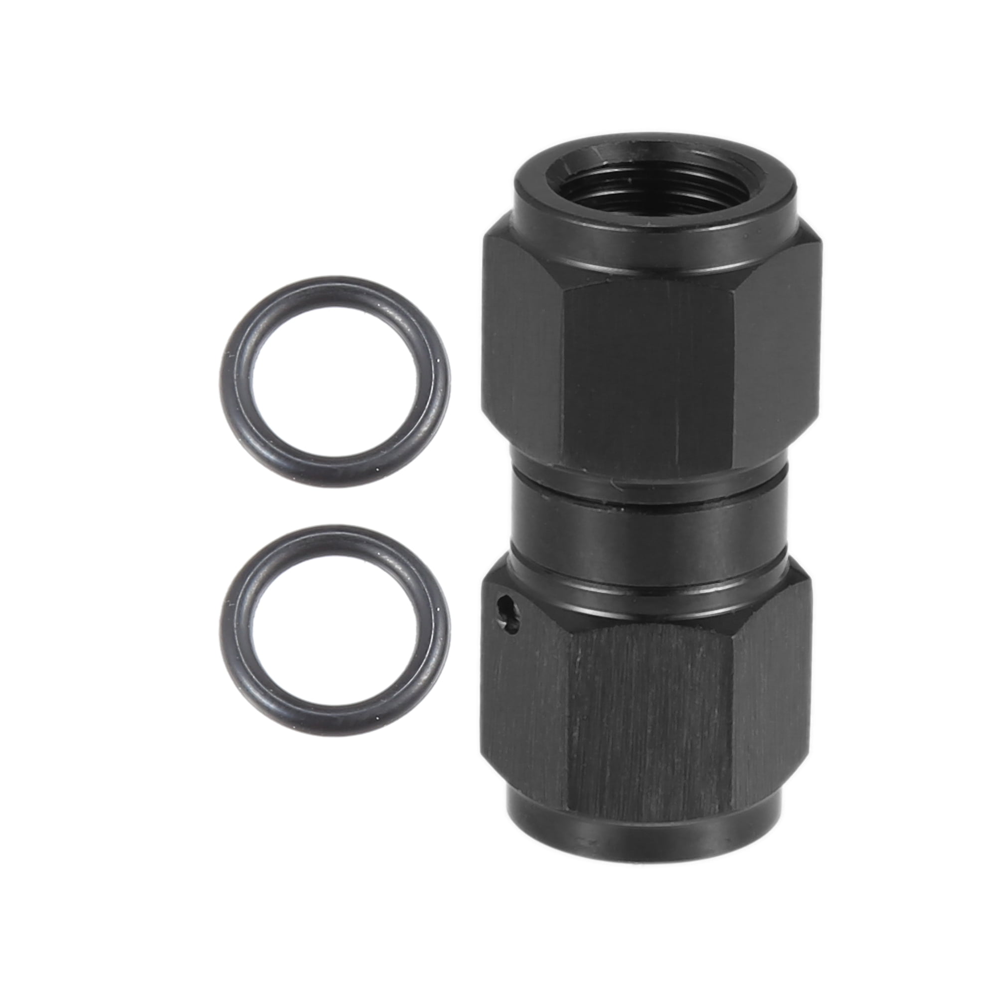 Unique Bargains AN4 Female Fuel Line Adapter Fittings Top Straight Fuel ...