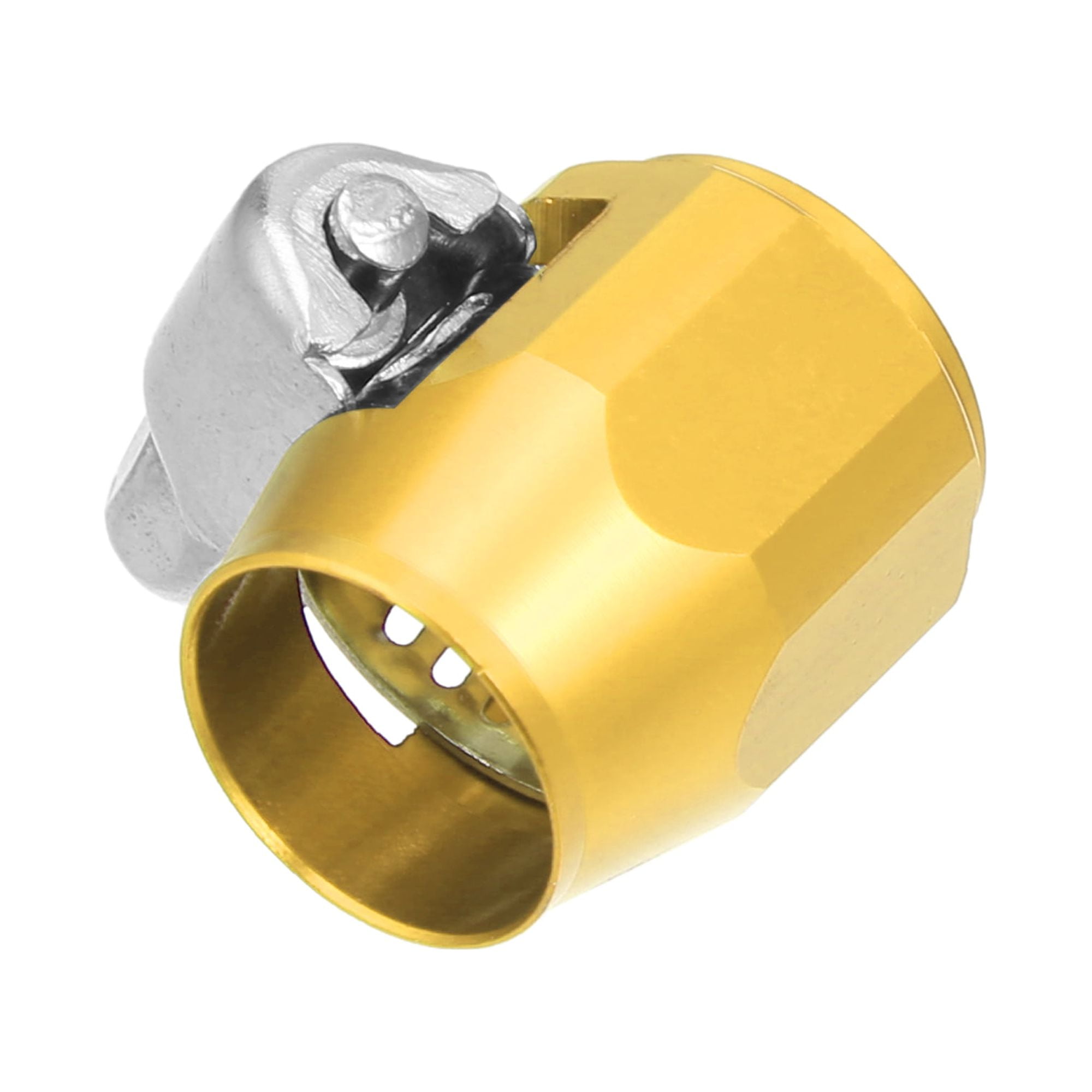 Unique Bargains AN4 Hex Car Universal Hose Finisher Flexible Rubber Pipe Clamp for Oil Fuel ...