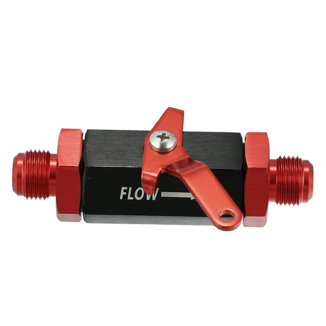 Unique Bargains AN8 Shut Off Valve Fuel Fitting fuel Flow Control ...