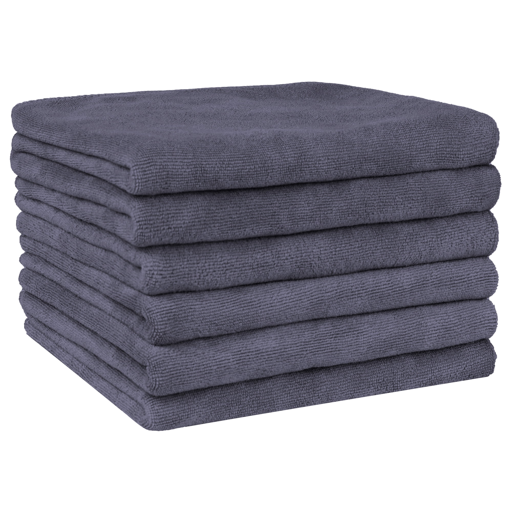 Unique Bargains Absorbent Microfiber Quick Drying Cleaning Towels 14" x ...