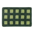 Unique Bargains Absorbent Non Slip Checkered Soft Plush Quick Dry Bath ...