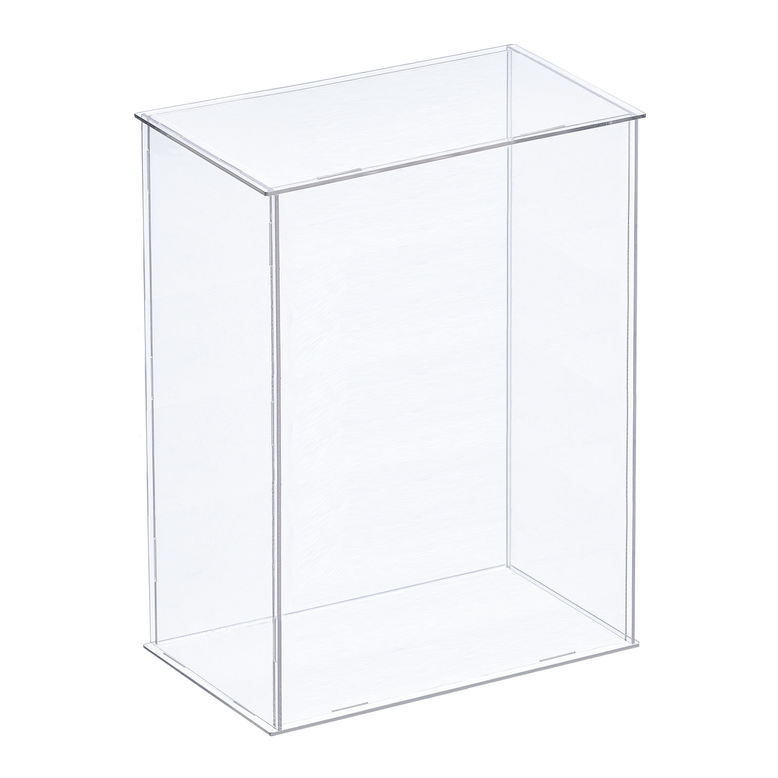 Uxcell Acrylic Display Case Plastic Box Cube Storage Box Assemble ...