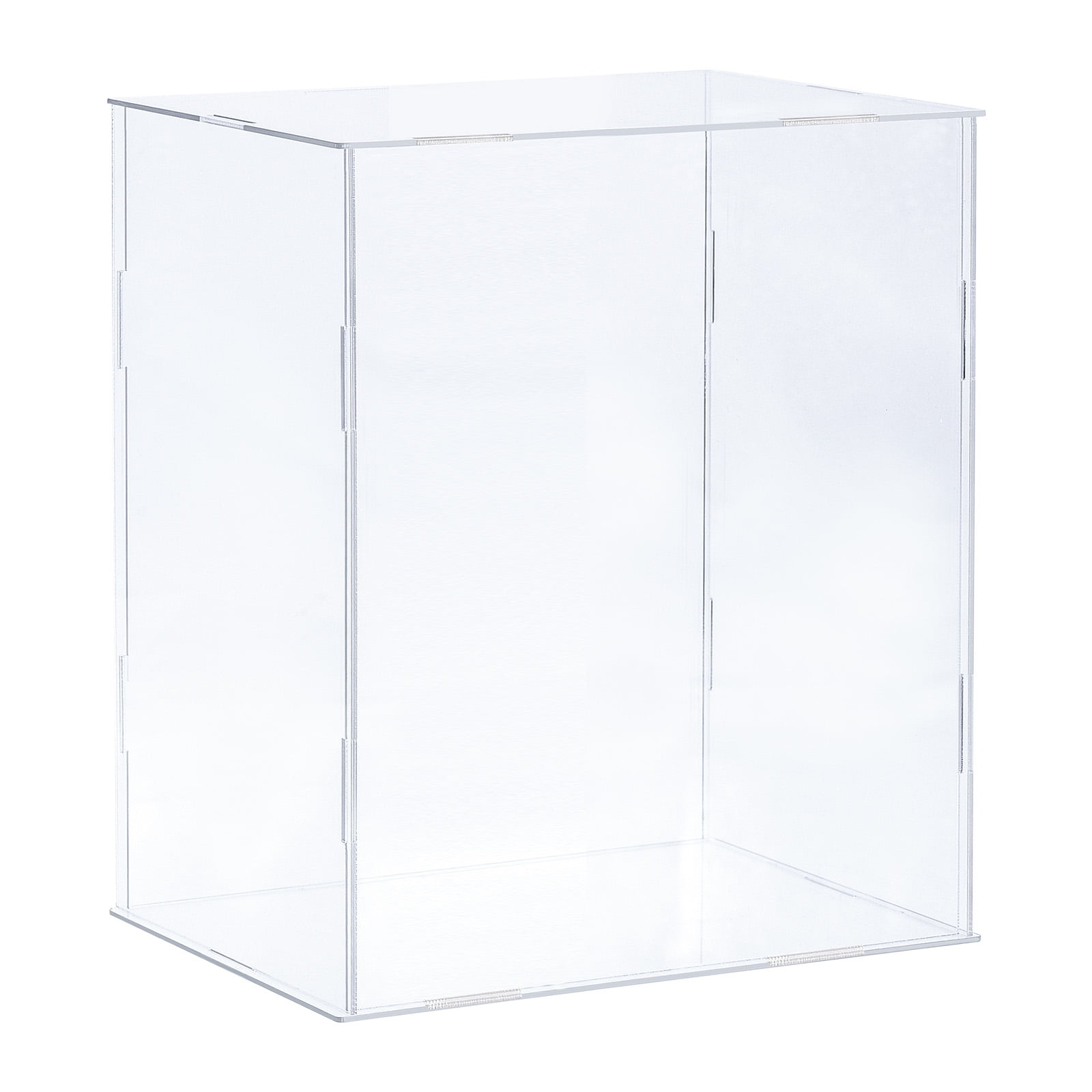 Uxcell Acrylic Display Case Plastic Box Cube Storage Box Assemble ...