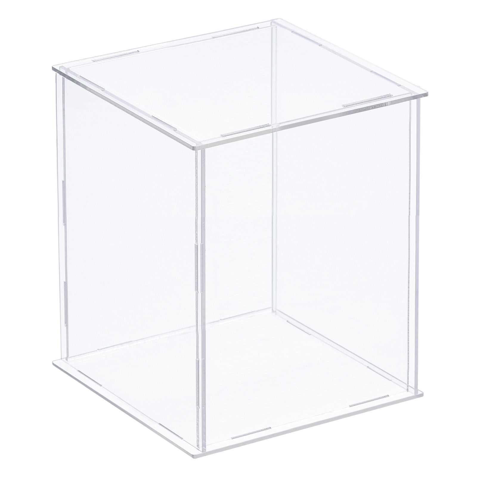 Uxcell Transparent Acrylic Display Case, Cube Storage Box, Showcase for ...