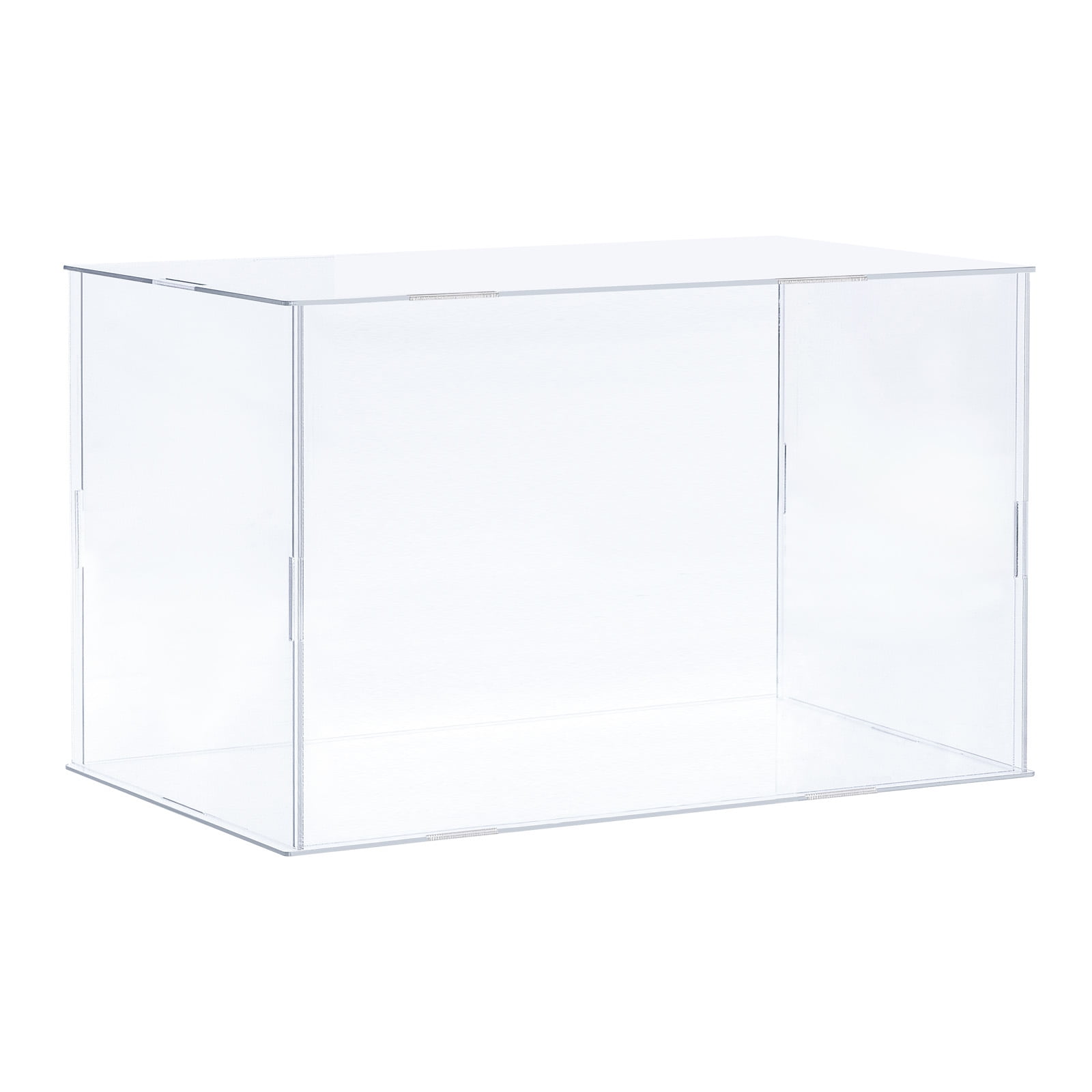 Uxcell Acrylic Display Case Plastic Box Cube Storage Box Assemble ...