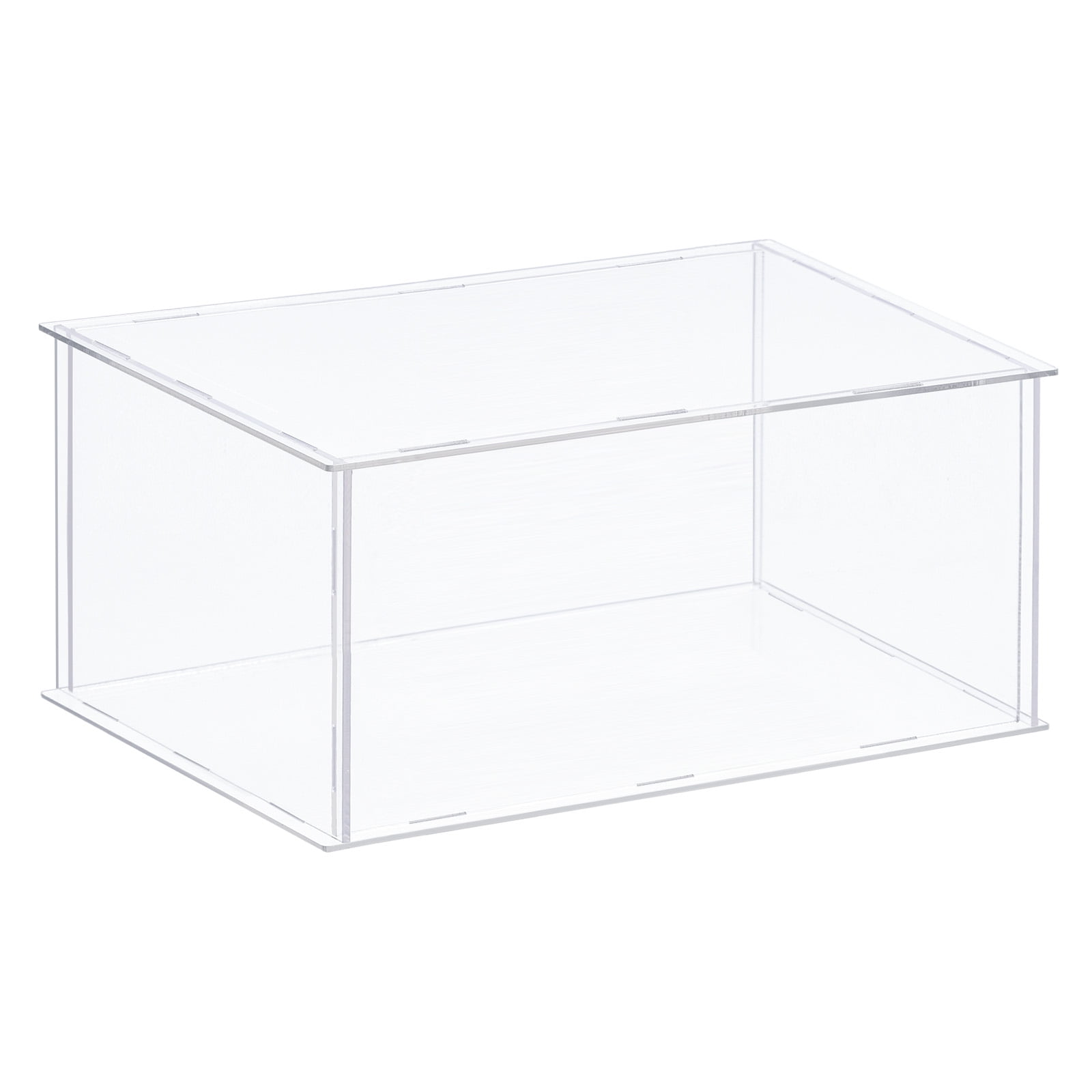 Uxcell Large Acrylic Display Case, Transparent Plastic Box Cube Storage ...