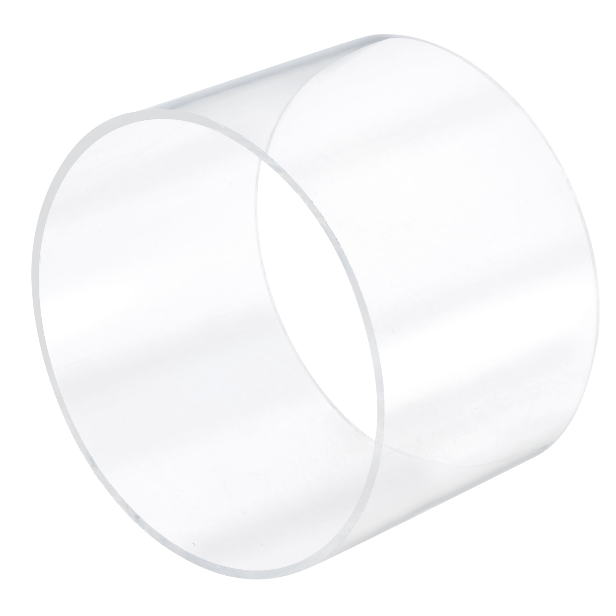 Unique Bargains Acrylic Pipe Rigid Round Tube Clear 5.7"(144mm) ID 6 ...