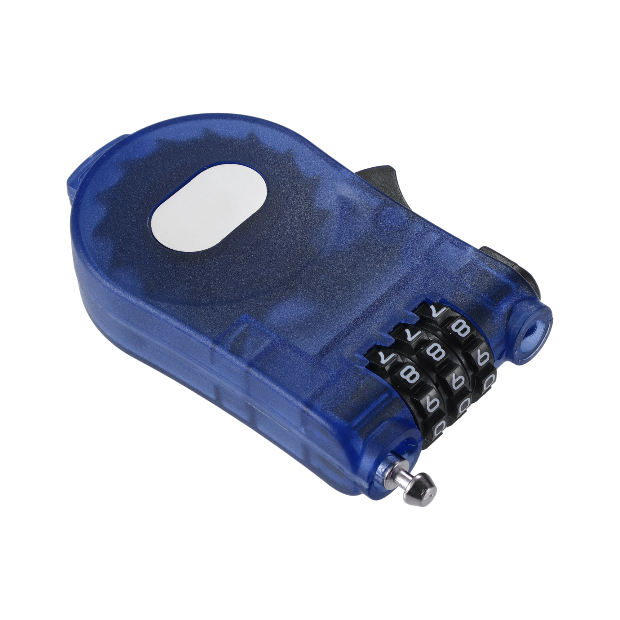 Unique Bargains Adjustable Retractable Bike Chain Lock with 3 Digit ...