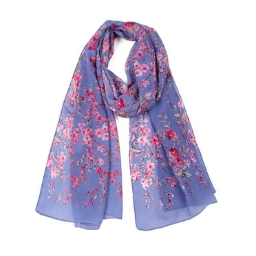 Fashion Women's Scarf Lightweight Long Scarfs Luxury Lady Classic Range ...