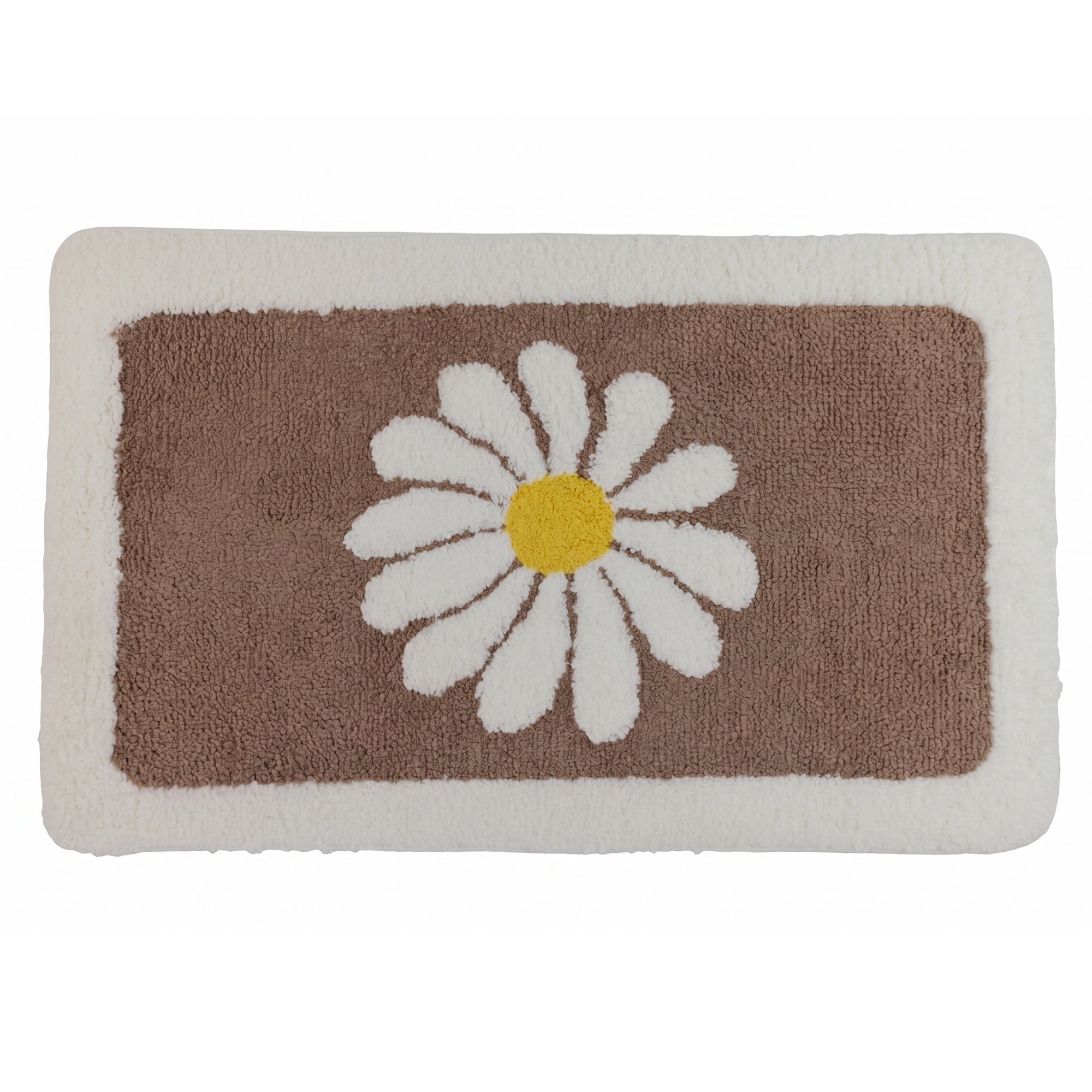 Unique Bargains Aesthetic Non Slip Ultra Soft Absorbent Shaggy Bath Mat ...