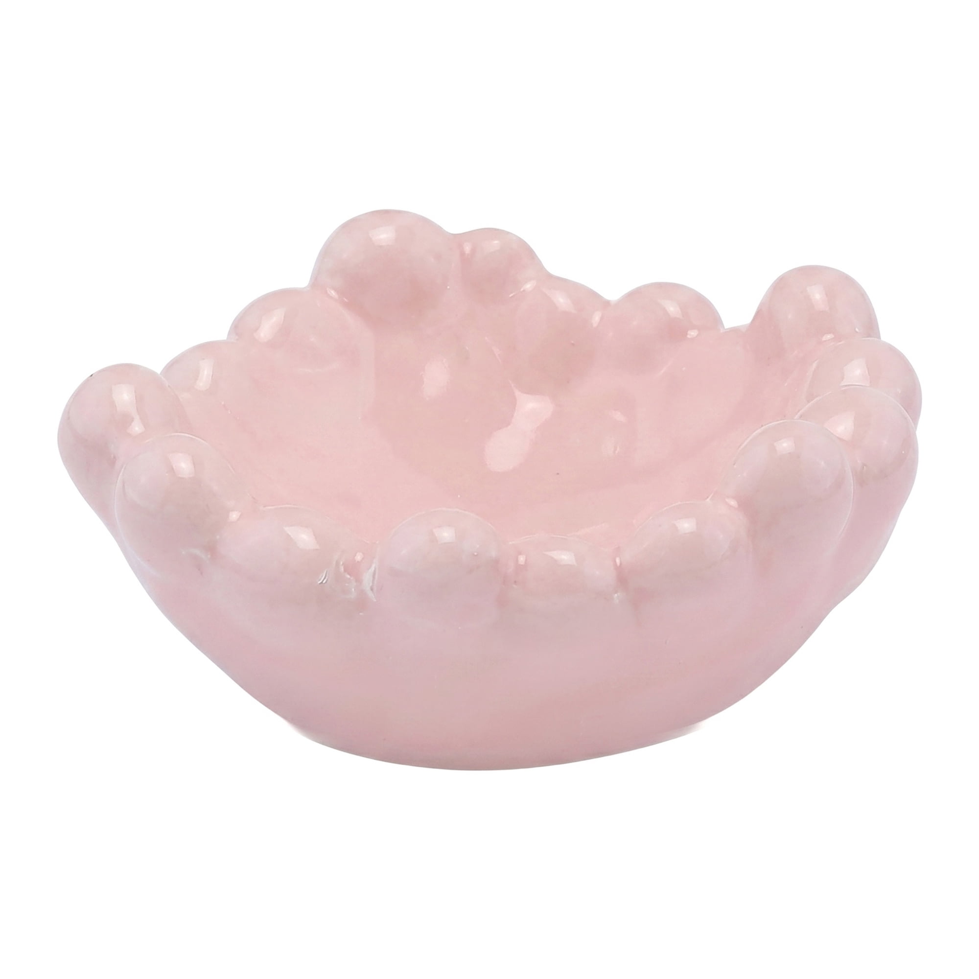 Unique Bargains Aesthetic White Cloud Ceramic Storage Jar with Lid Pink ...