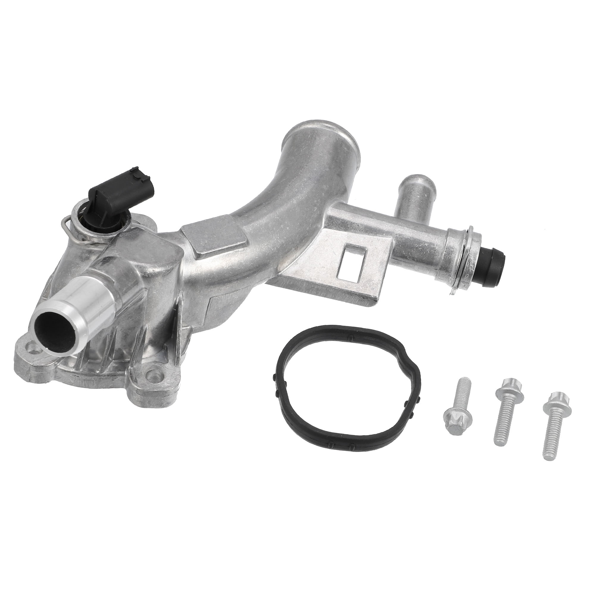 Aluminum Coolant Housing Outlet w/ Sensor for Chevy Sonic Trax Cruze ...