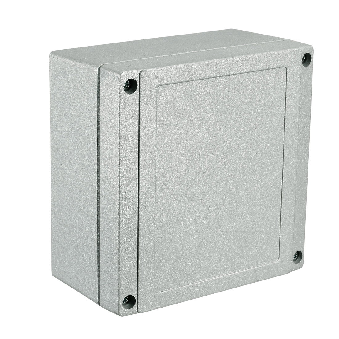 Unique Bargains Aluminum Junction Box Universal Electric Project Enclosure 5.5"x5.5"x2.95"Light ...