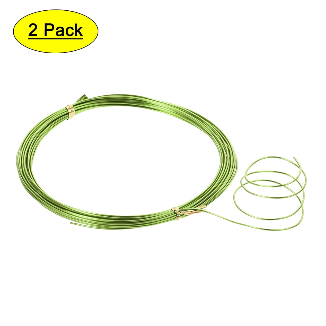Unique Bargains Aluminum Wire 32.5 Ft 1mm Dia. Flexible Metal Wire ...