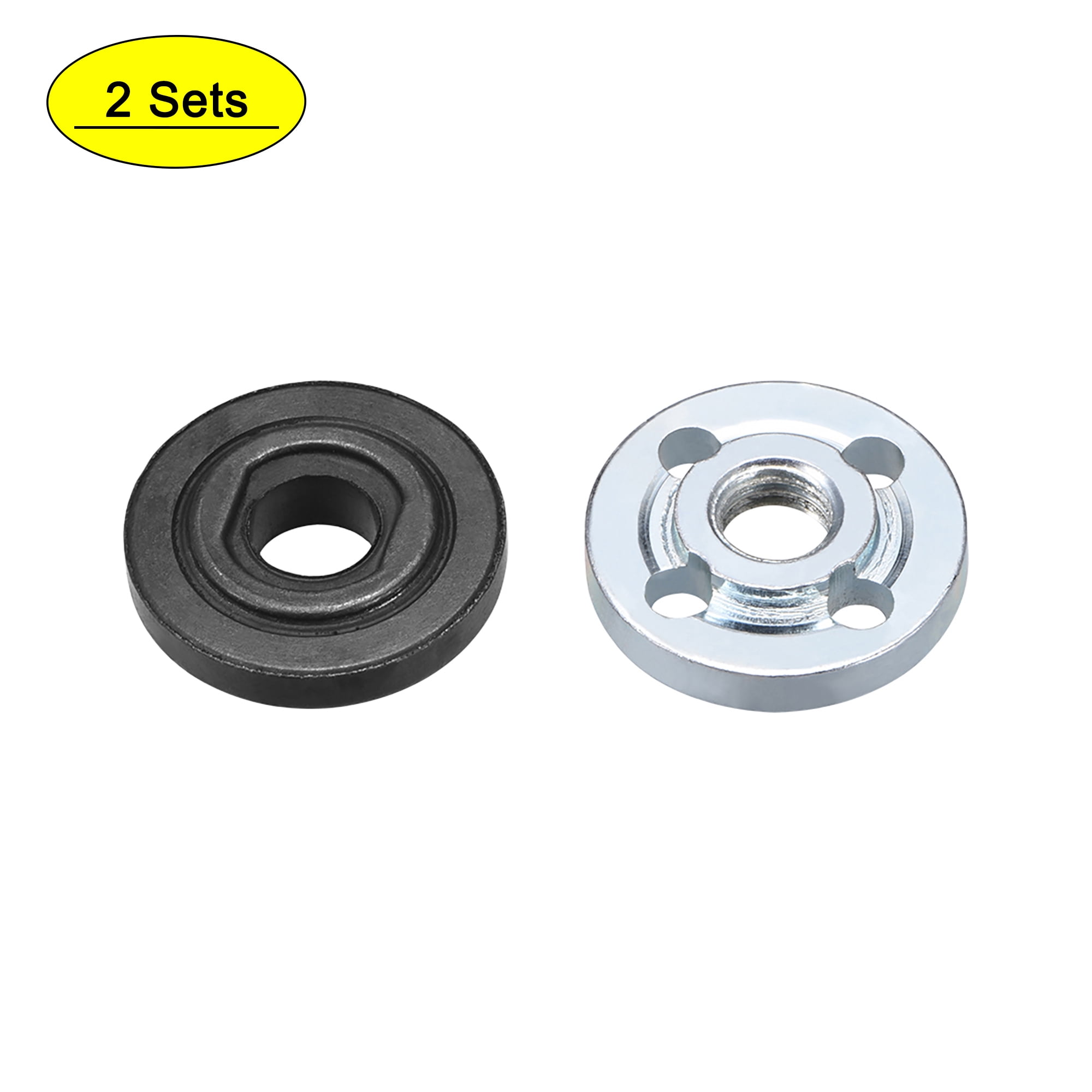 Unique Bargains Angle Flange Nuts, Inner Outer Lock Nut, 2 Set ...