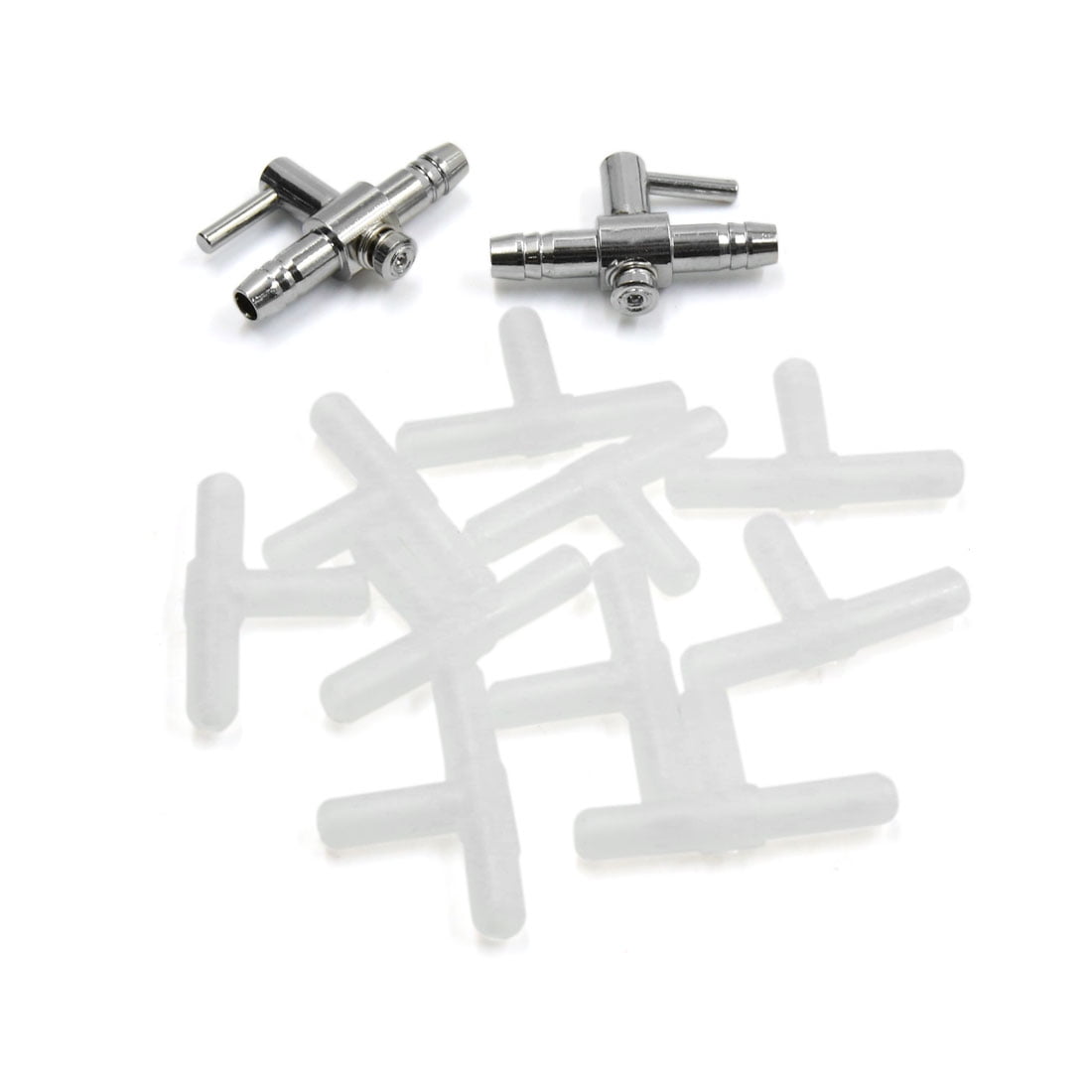 Unique Bargains Aquarium 3 way Airline Connector Air Control Valve ...