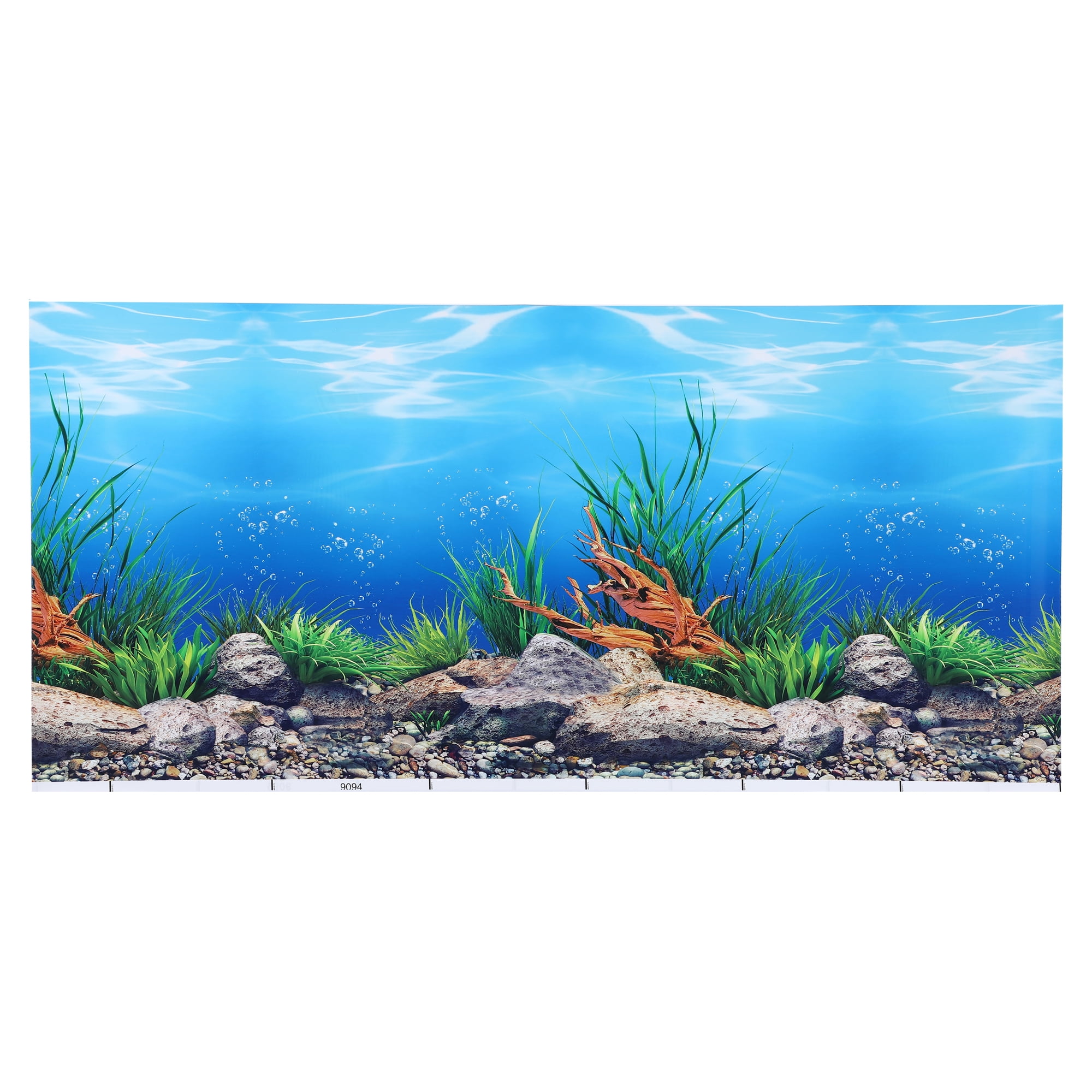 Unique Bargains Aquarium Background Poster Double-sided Fish Tank ...