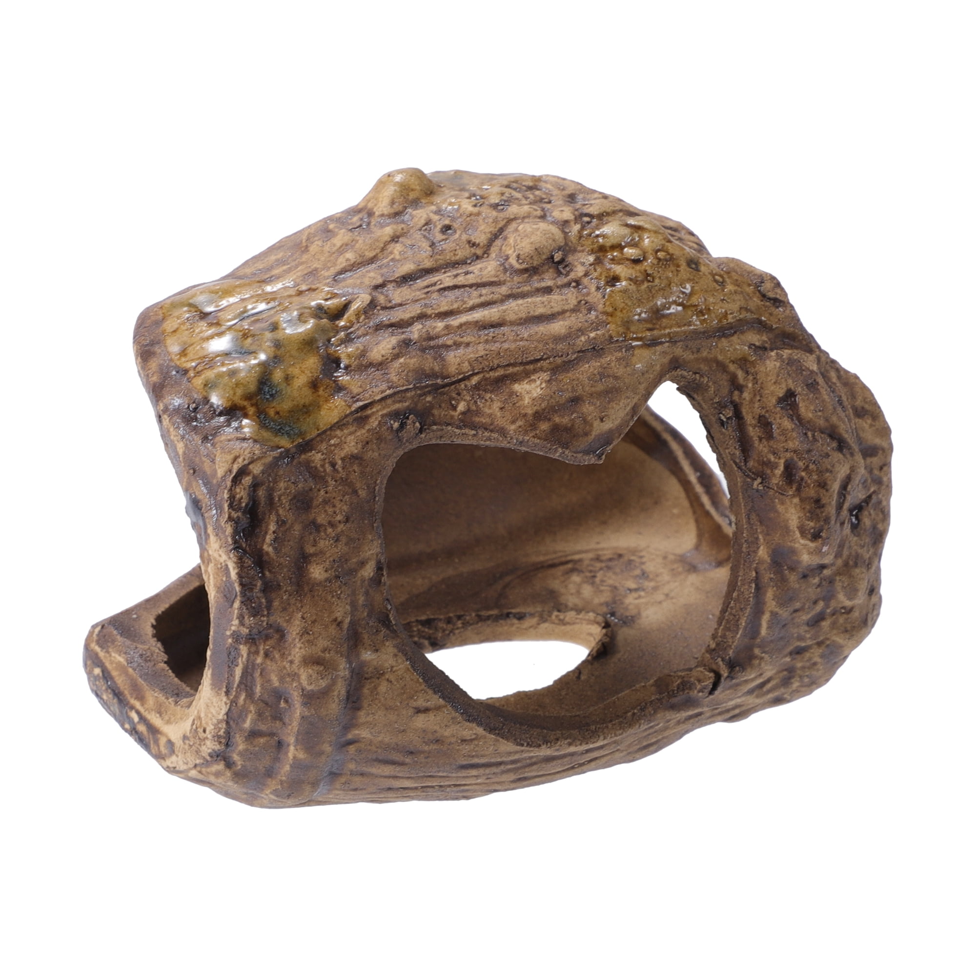 Unique Bargains Aquarium Decorations Ceramic Cave Hiding Rock Cave for ...