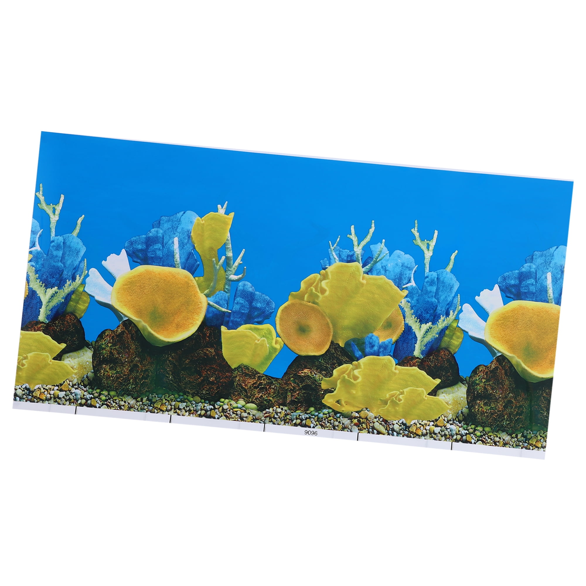 Unique Bargains Aquarium Fish Tank Background Poster Double-sided Fish ...