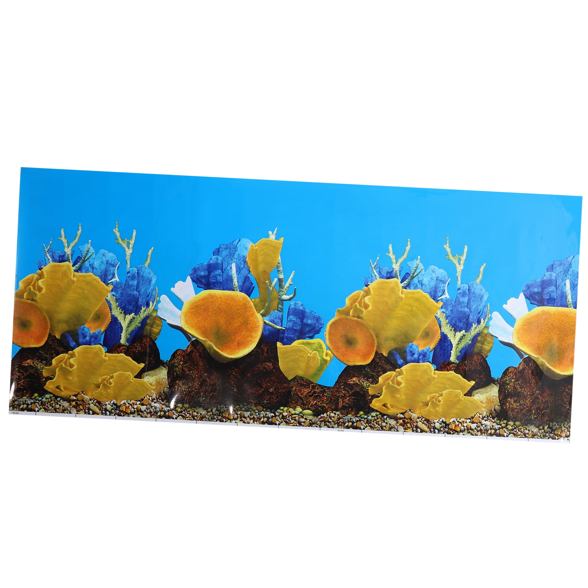 Unique Bargains Aquarium Fish Tank Background Poster Double-sided Fish ...