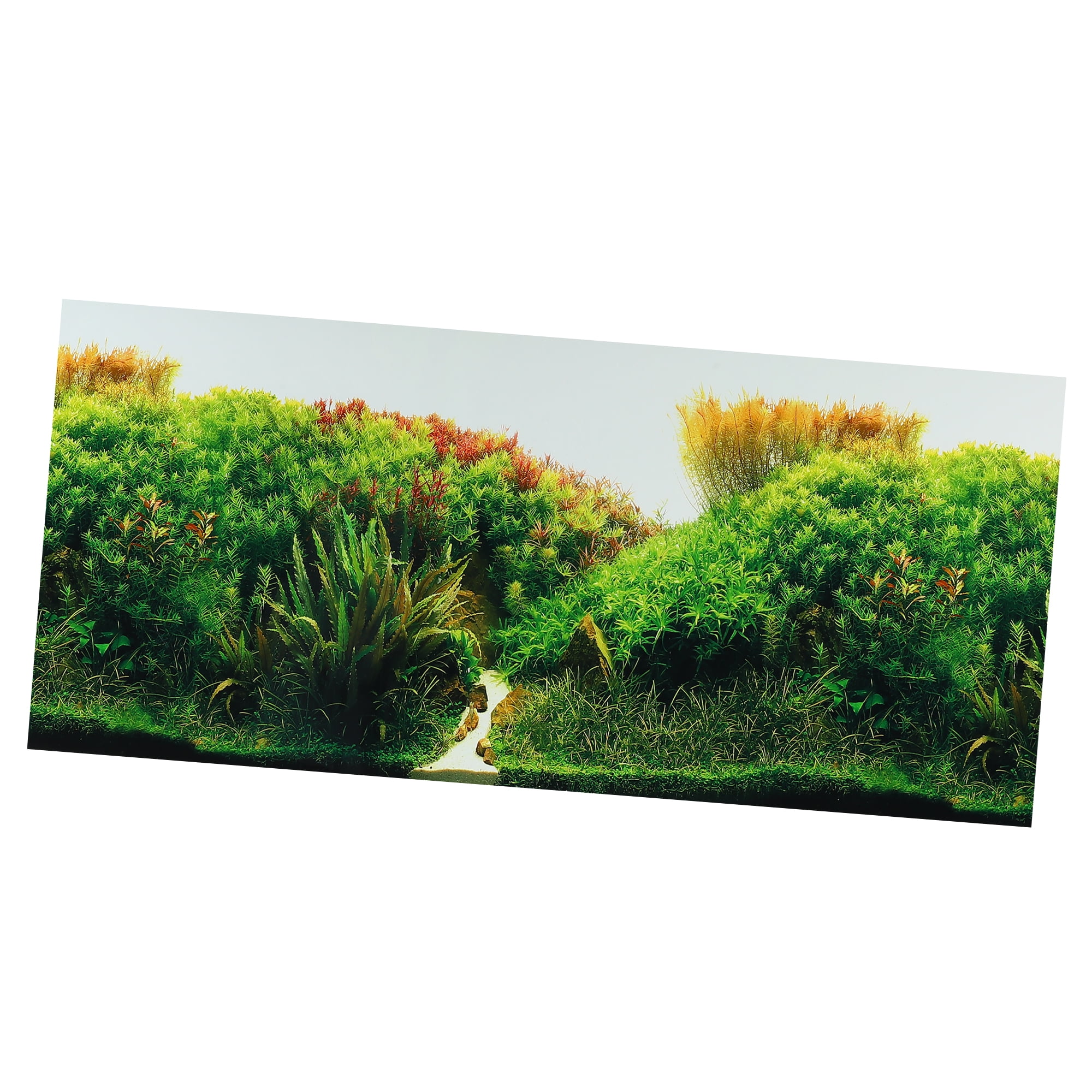 Unique Bargains Aquarium Fish Tank Background Poster Sticker Double ...