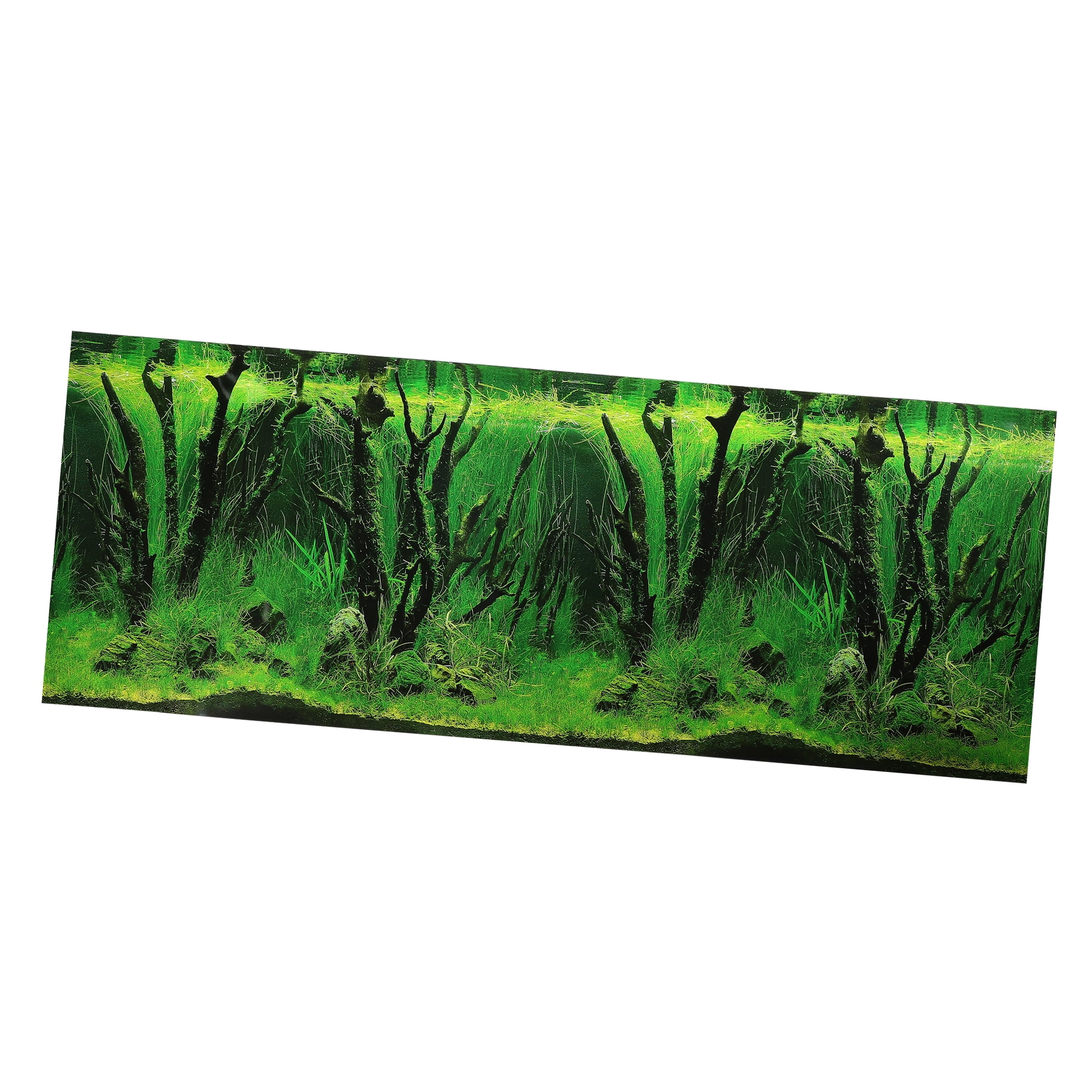 Unique Bargains Aquarium Fish Tank Background Poster Sticker Double ...