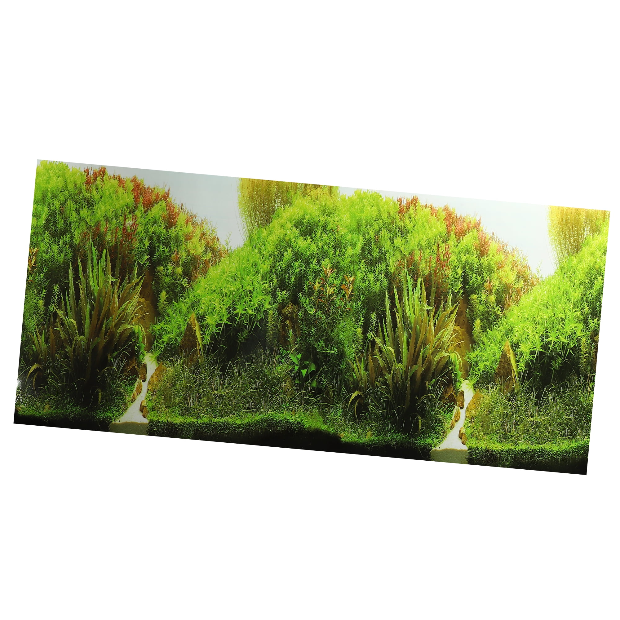 Unique Bargains Aquarium Fish Tank Background Poster Sticker Double ...