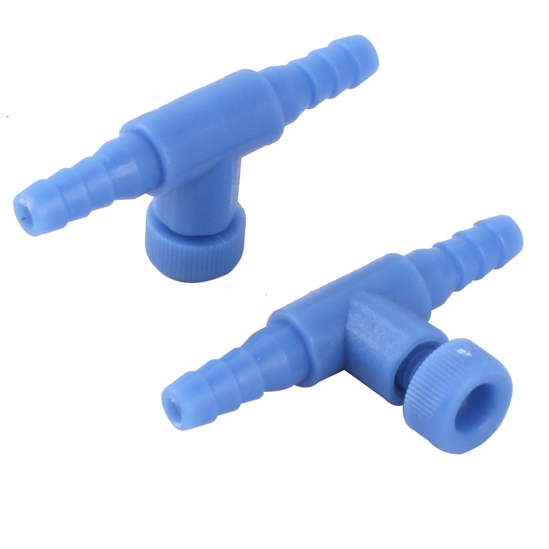 Unique Bargains Aquarium Fish Tank Plastic 2 Way Air Flow Lever Pump ...