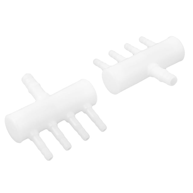 Unique Bargains Aquarium Plastic 4-Way Air Flow Pump Tubing Splitter ...