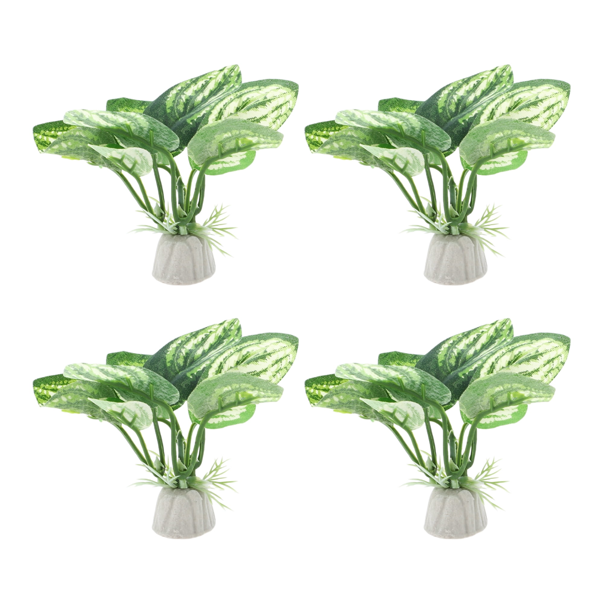 Unique Bargains Aquarium Plastic Plants Silk Aquarium Plants Silk ...