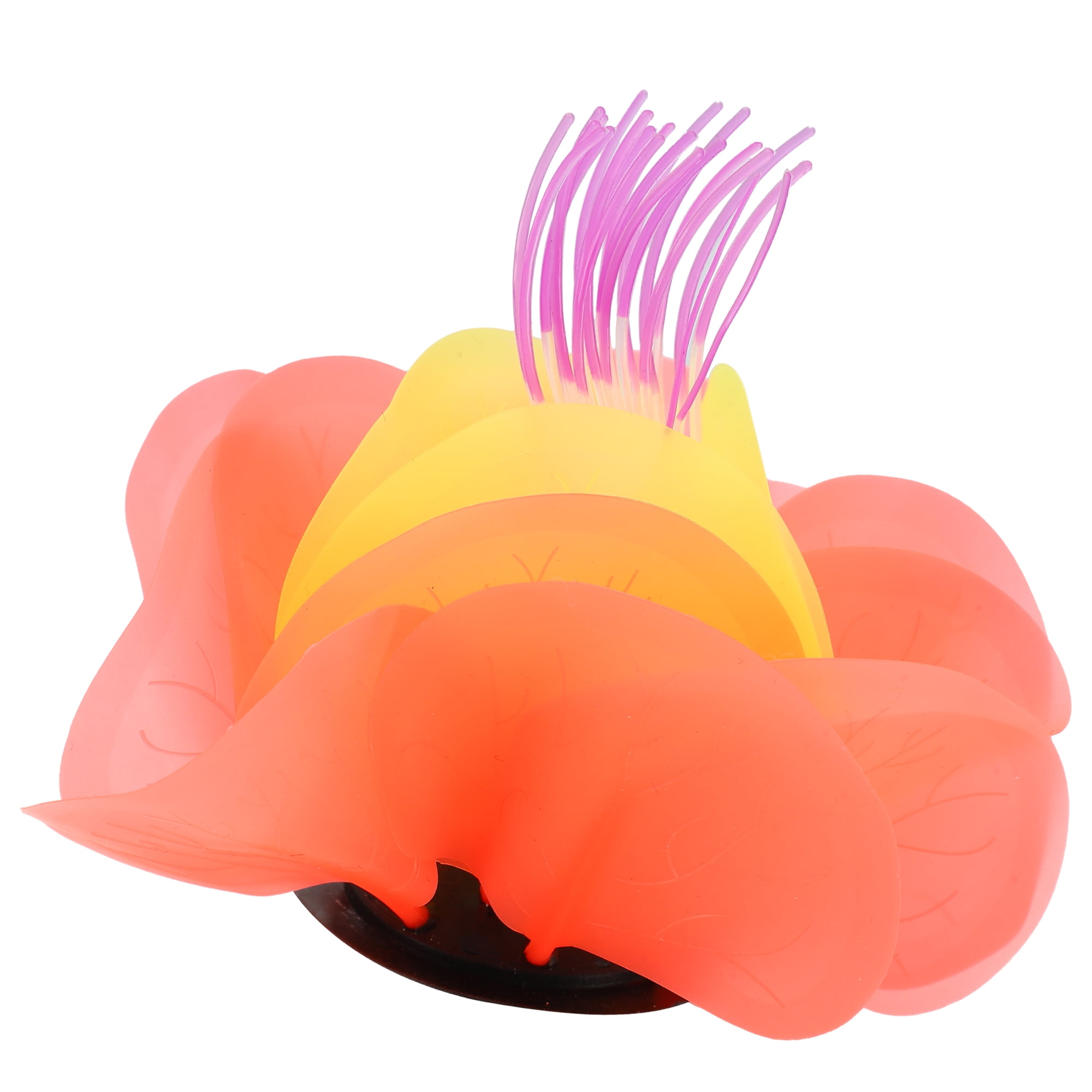 Unique Bargains Aquarium Simulation Coral Aquatic Flower Silicone ...