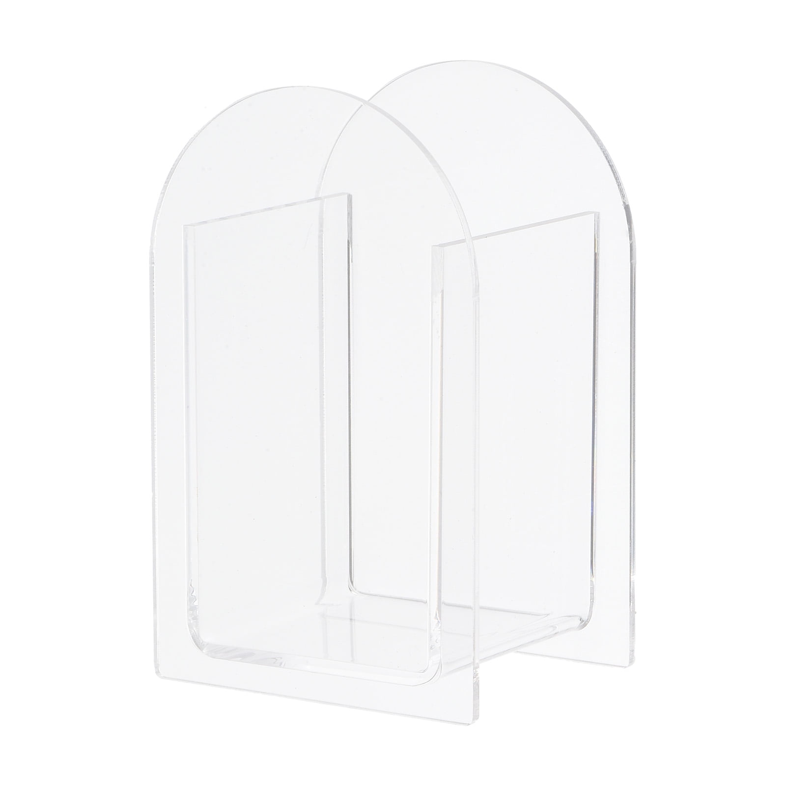 Unique Bargains Arch Acrylic Floral Vase Clear Geometric Decorative ...