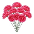 Unique Bargains Artificial Silk Carnation Bouquets with Detachable ...