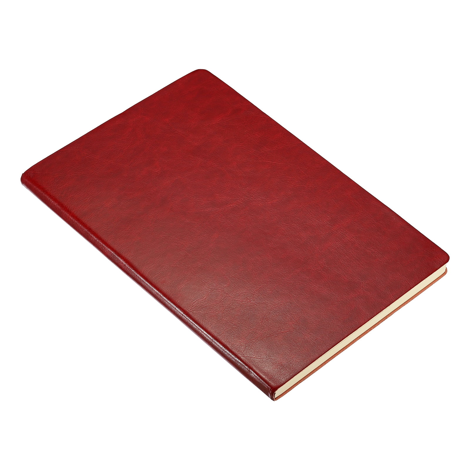 Unique Bargains B5 PU Leather Notebook Soft PU Cover 100 Sheets 80 Gsm ...