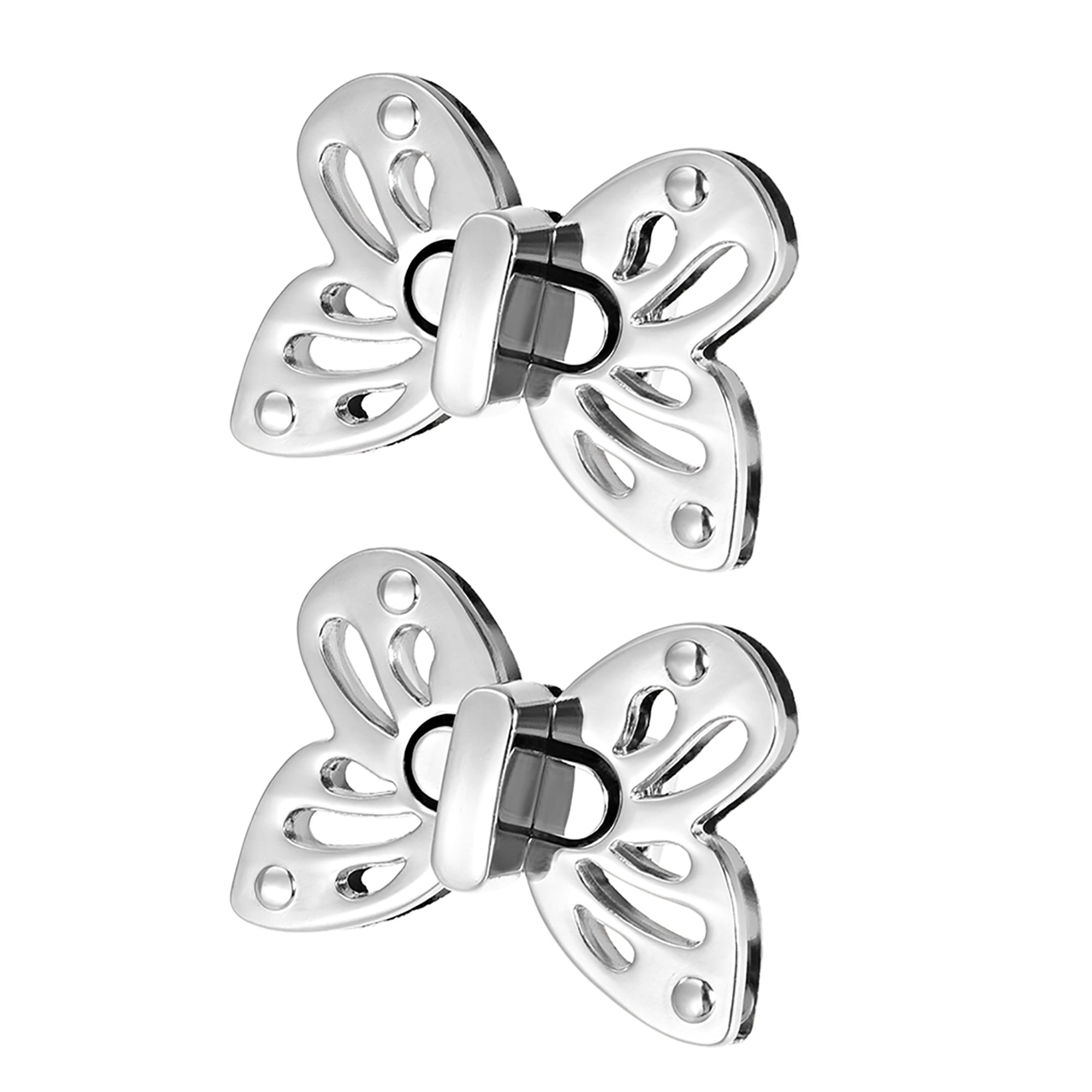 Unique Bargains Bag Locks Butterfly Purses Twist Lock Zinc Alloy ...