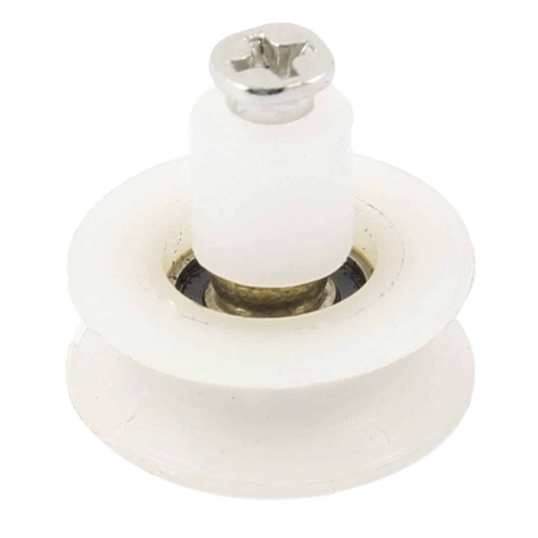 Unique Bargains Bath Room Wheel Plastic V Grooved Shower Door Roller ...