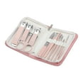 Unique Bargains Beautiful Box Nail Clippers Set Pink 12pcs - Walmart.com