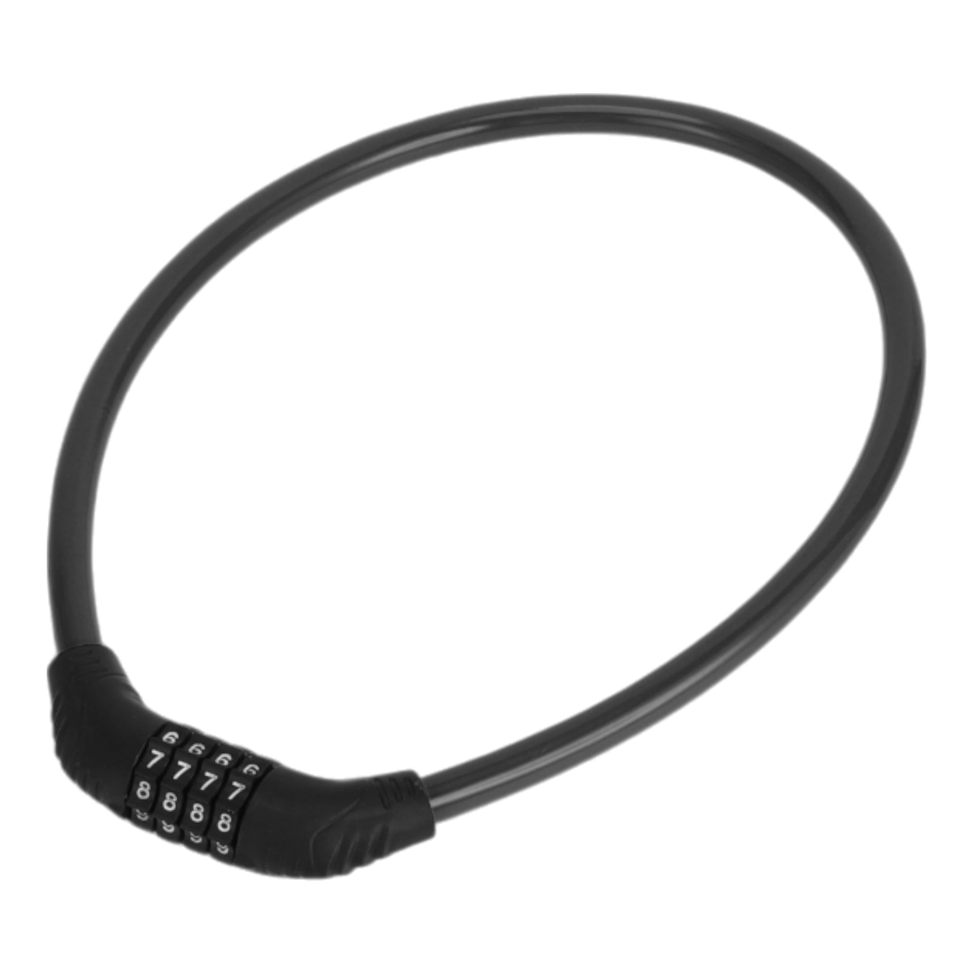 Unique Bargains Bike Lock Security Cable Lock Resettable 4 Digit ...