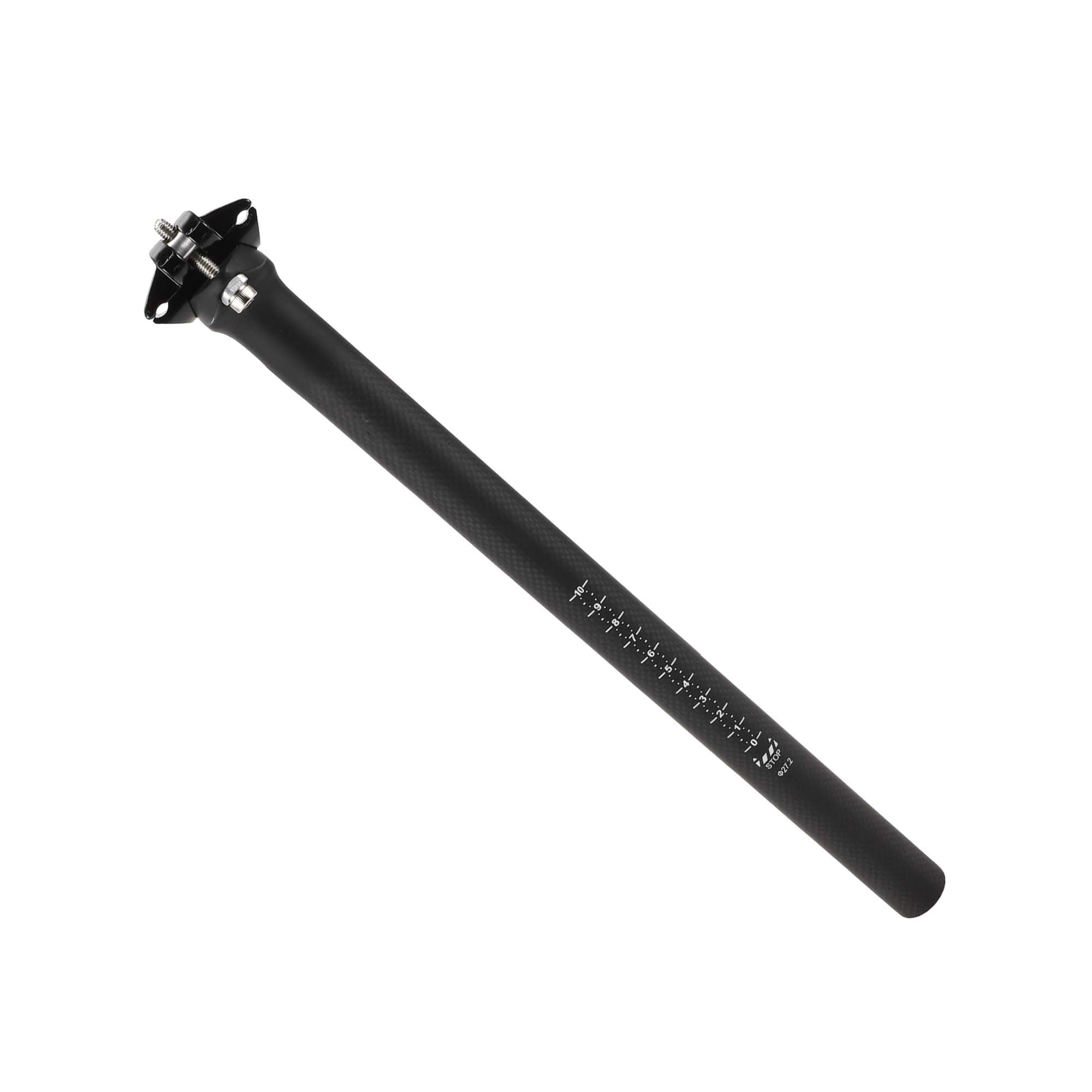 Unique Bargains Bike Suspension Seatpost 27.2x400mm Saddle Post Seats ...