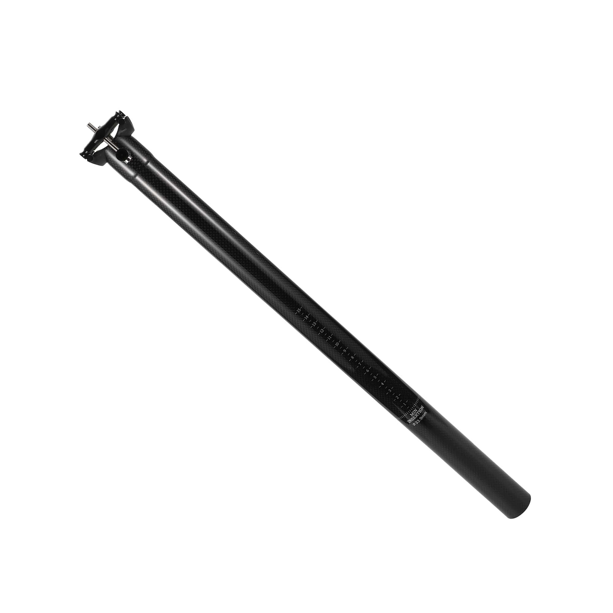 Unique Bargains Bike Suspension Seatpost 33.9x500mm Saddle Post Seat ...