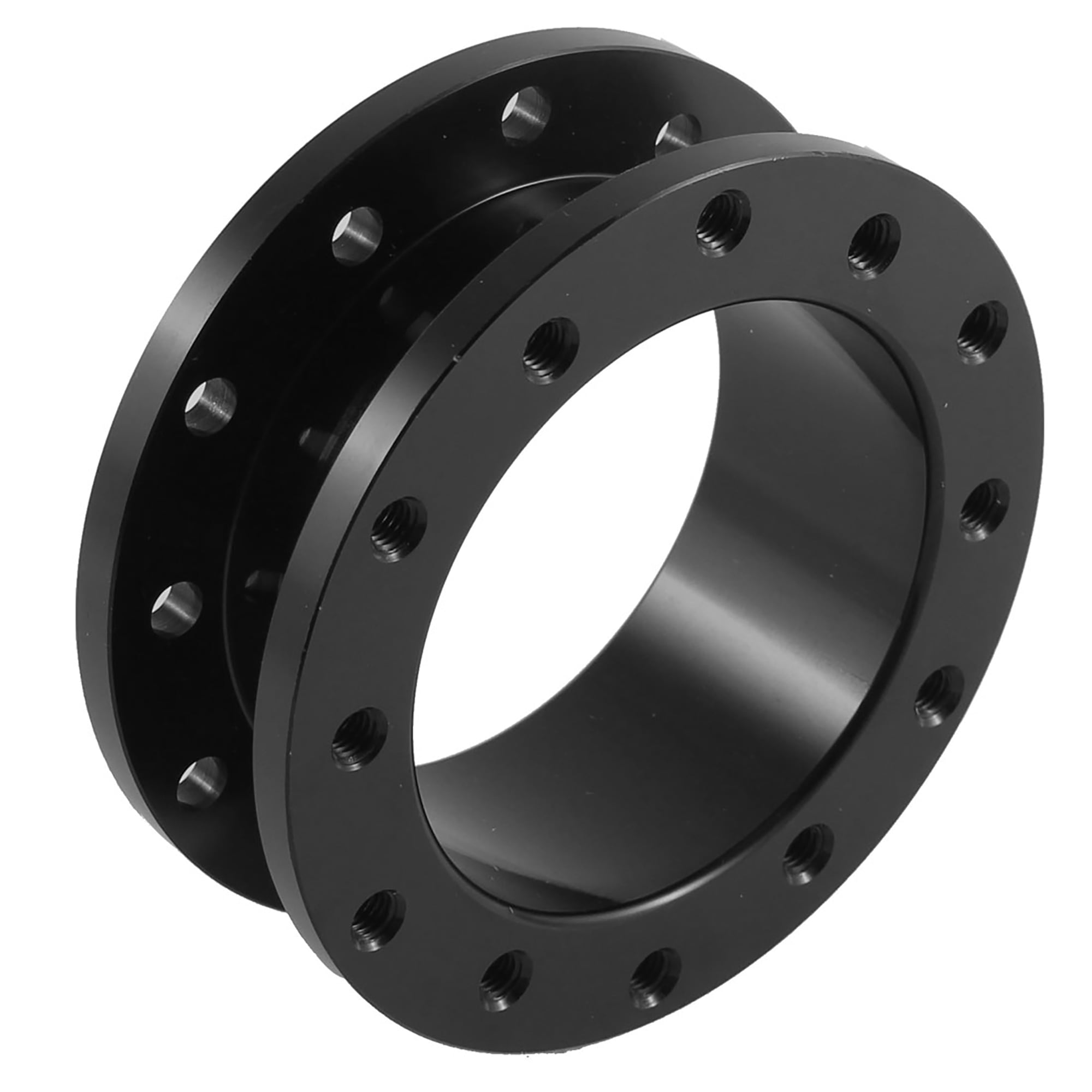 Unique Bargains Black Aluminium 30mm Height Steering Wheel Hub Adapter ...