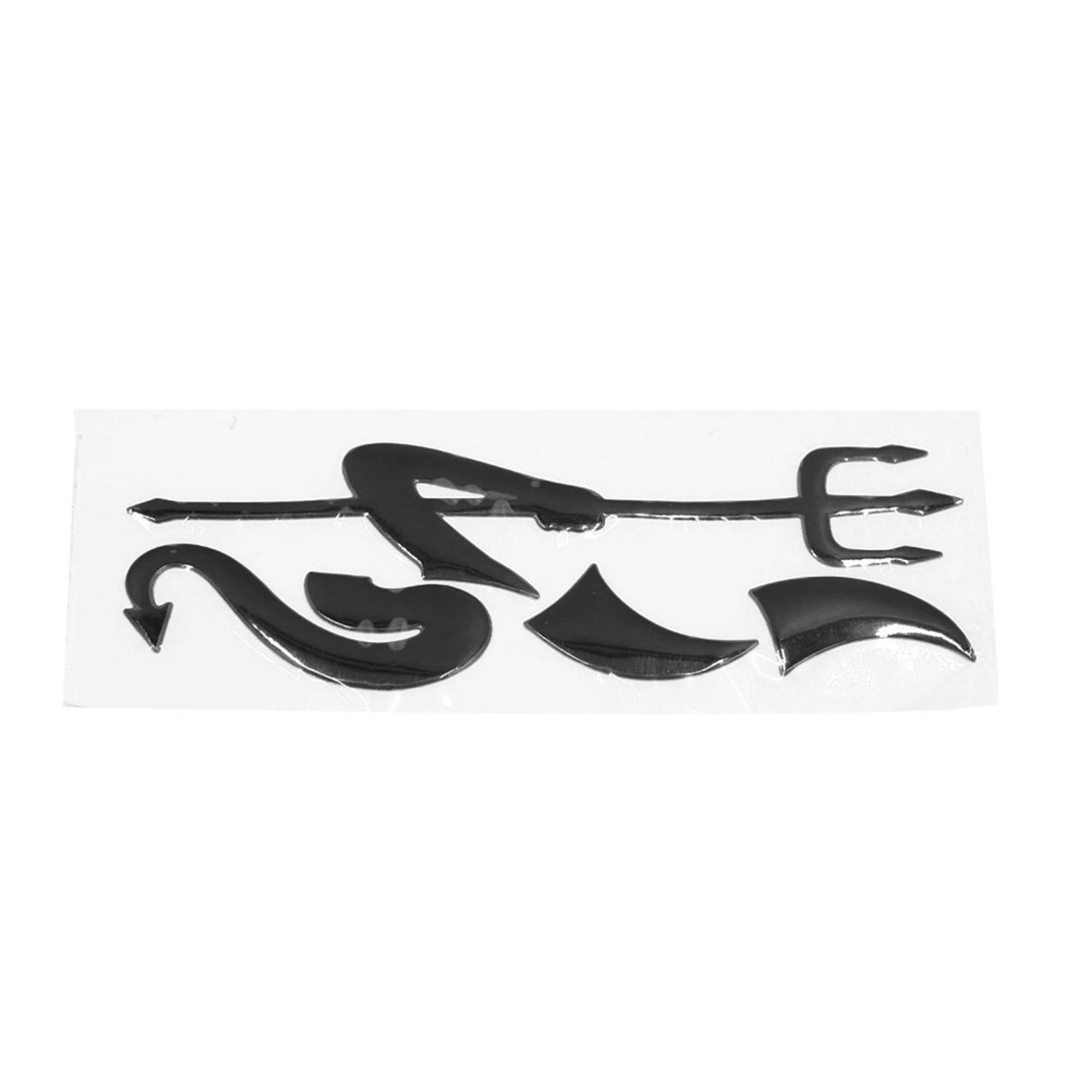 Unique Bargains Black Car Little Devil Pattern Demon Horn Sticker 3D ...