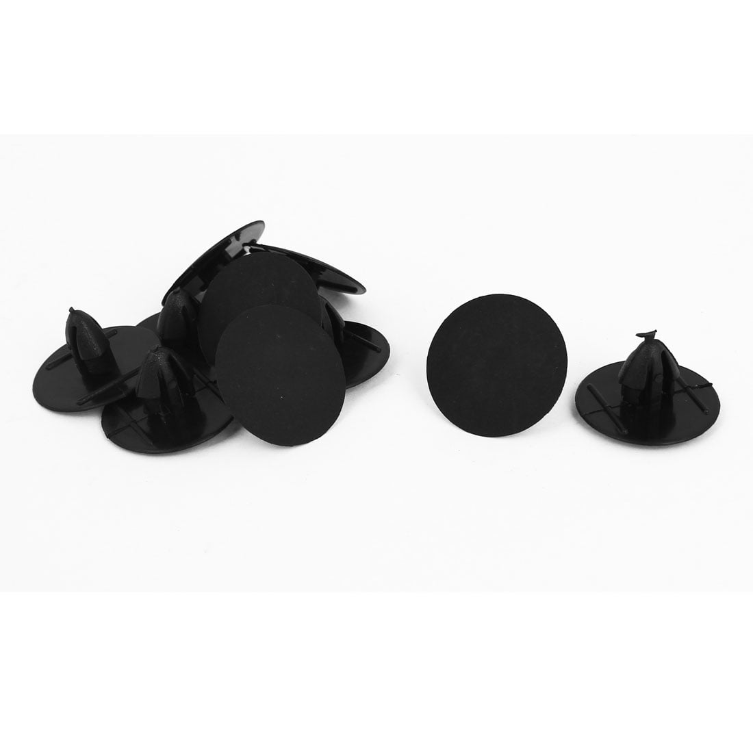 Unique Bargains Black Plastic 10mm x 7mm Rivets Fastener Fender Car ...