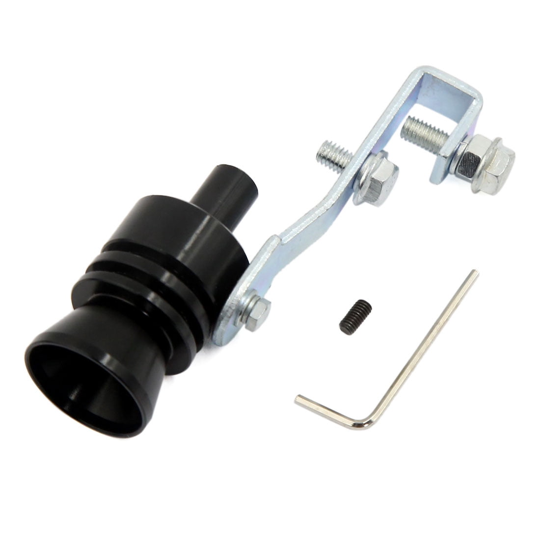 Unique Bargains Black Turbo Sound Whistle Muffler Exhaust Pipe ...