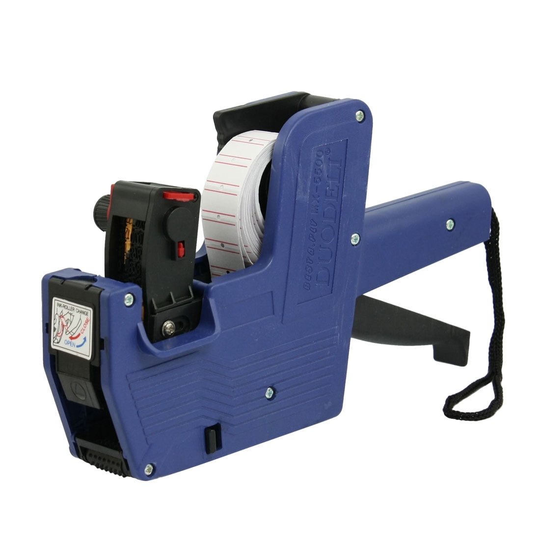 Unique Bargains Blue Plastic Cover Handheld Shopping Labeller Labeler ...
