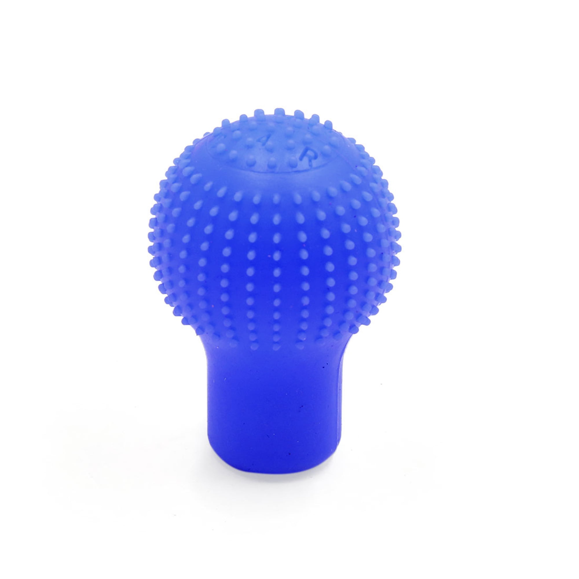 Unique Bargains Blue Soft Silicone 5 Speed Car Round Shift Knob Gear ...
