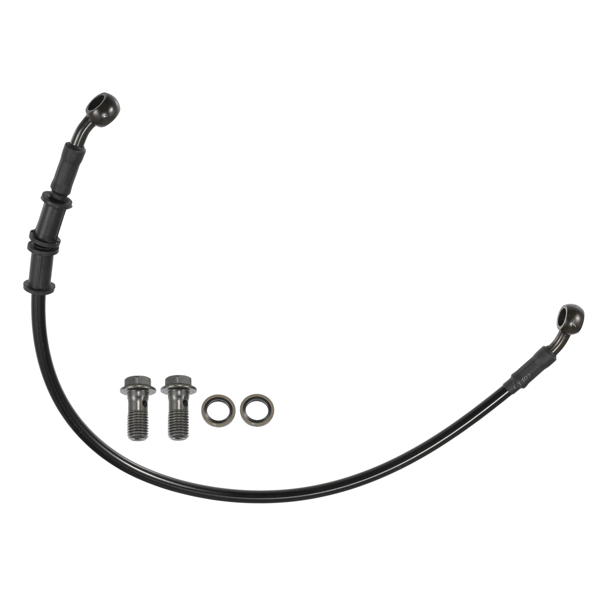 Unique Bargains Brake Hose Motorcycle ATV Braided Hydraulic Brake Line ...